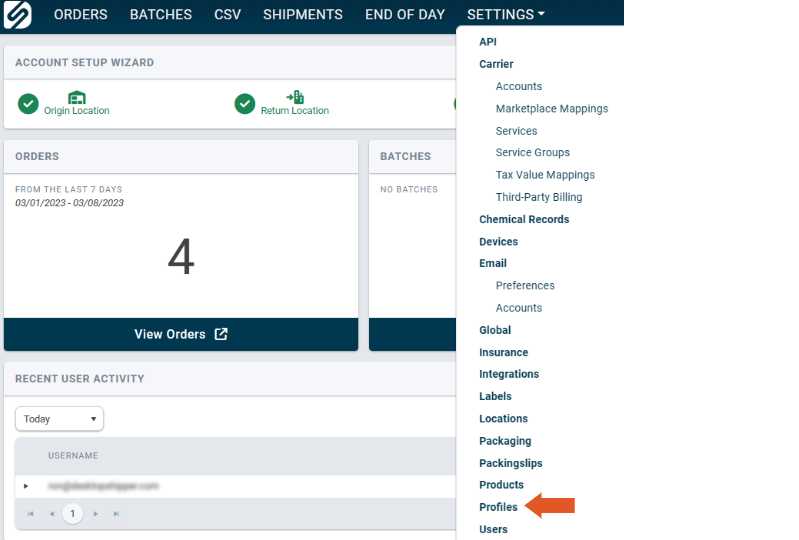 How to Set Up a Profile