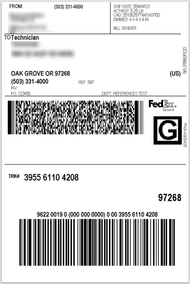 Populating Reference Fields on Labels