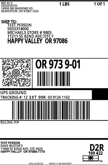 UPS Access Point (Hold at Location)